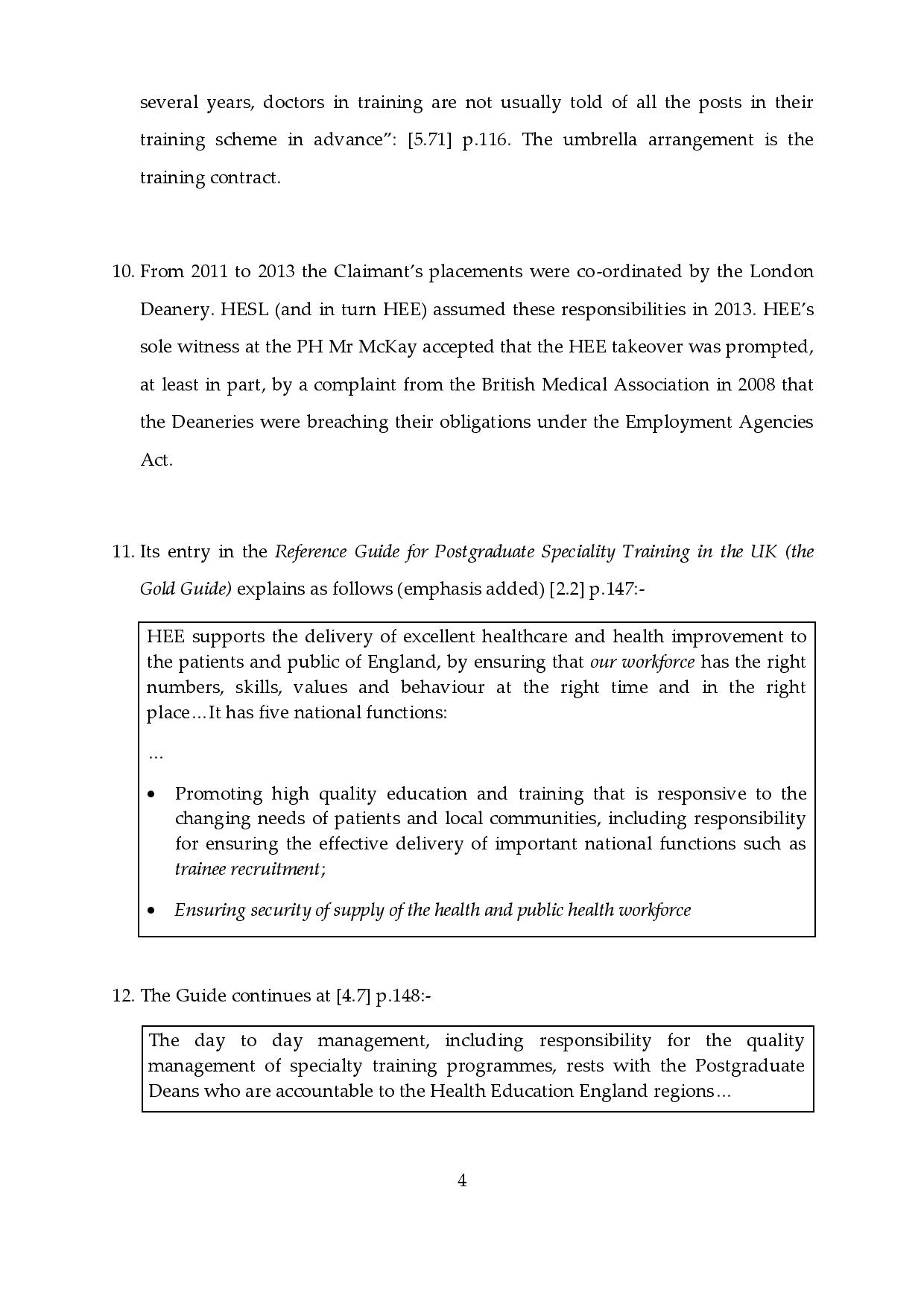 Skeleton Argument For EAT Full Hearing On 10 February 2016 Skeleton Argument For EAT Full Hearing On 10 February 2016
